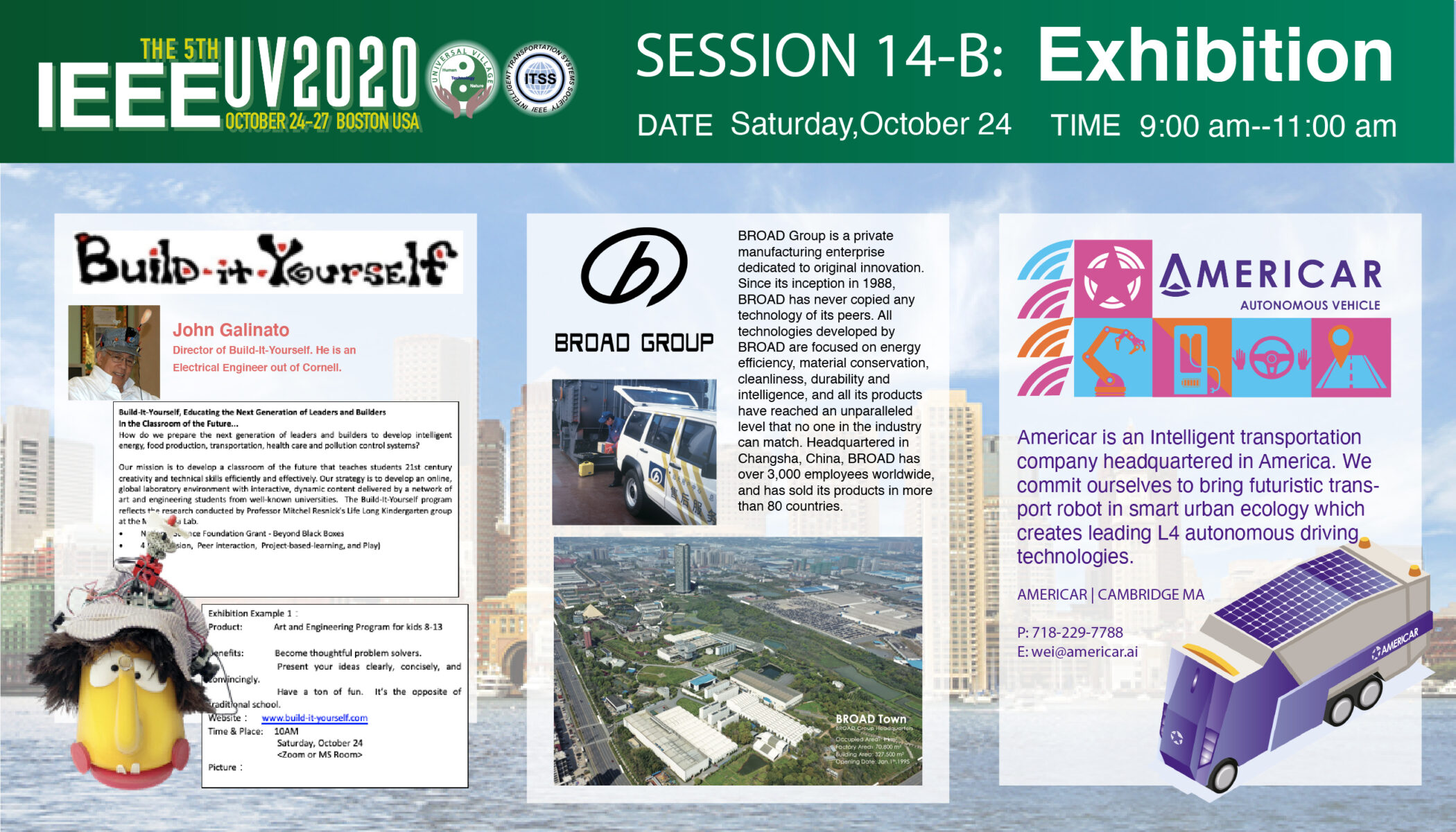 Session 14-B:Exhibition – IEEE UV